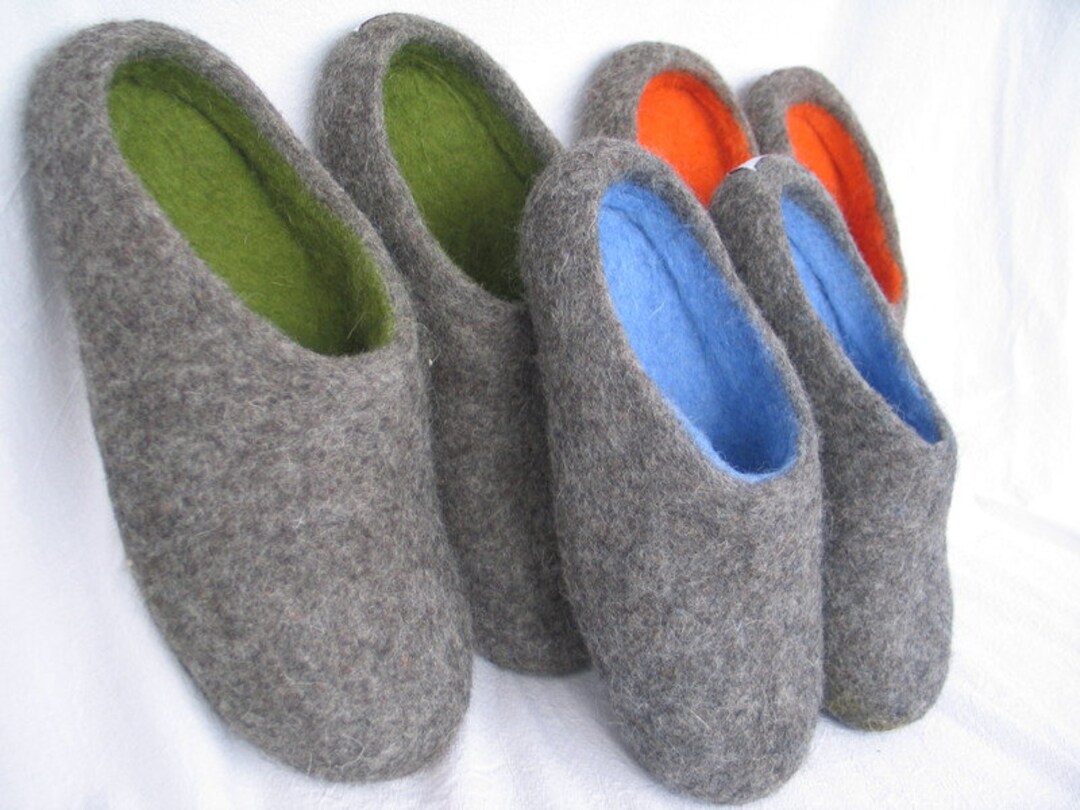 Felt Slippers Size 36-47 Felt Shoes Slippers Finches Slippers Women ...