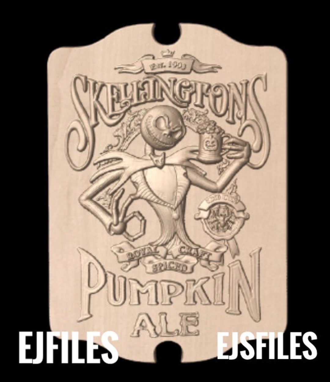 Pumpkin Ale 3D STL Model for Cnc - Etsy