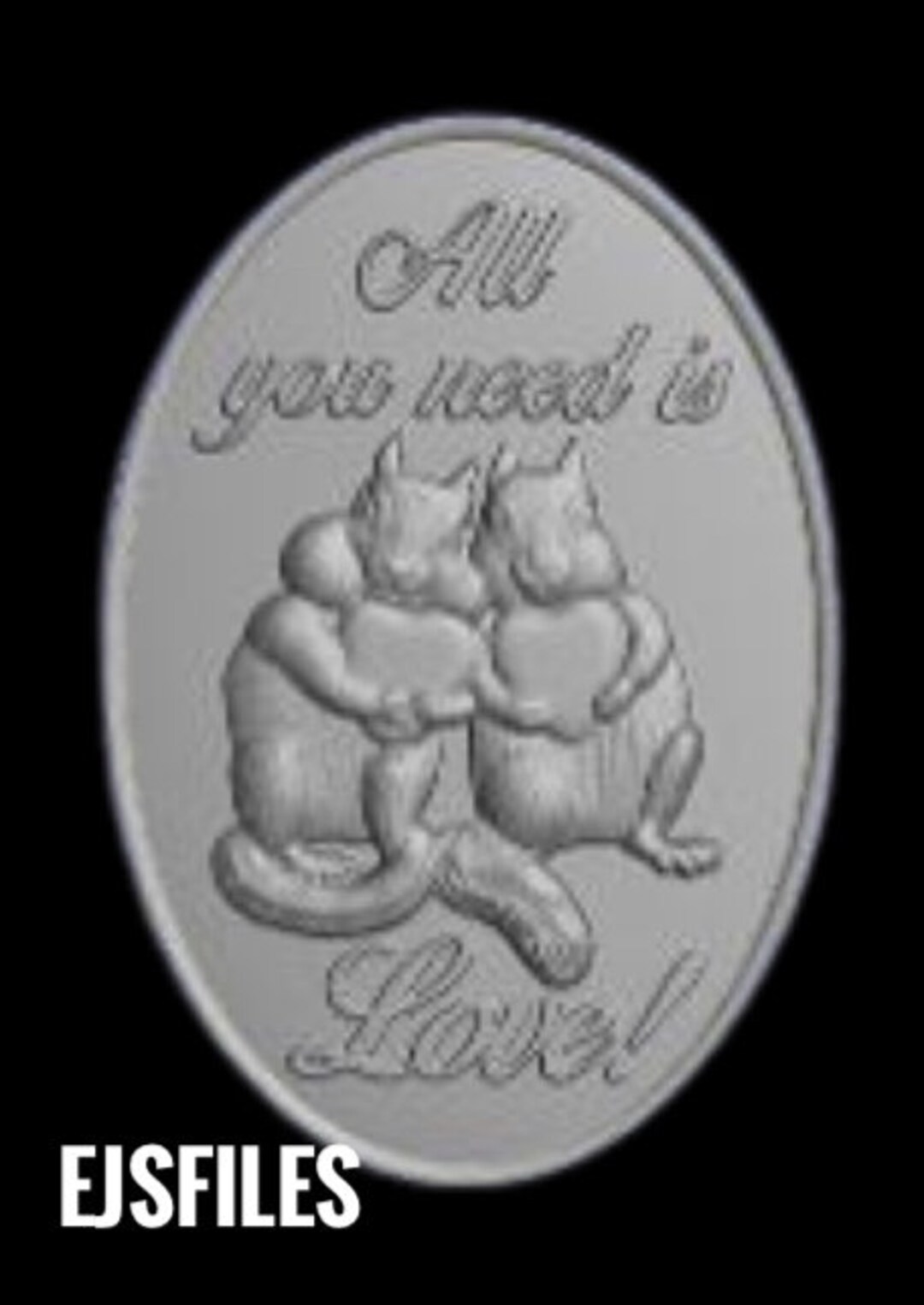 Love Chipmunks Sign 3D STL Model for Cnc - Etsy
