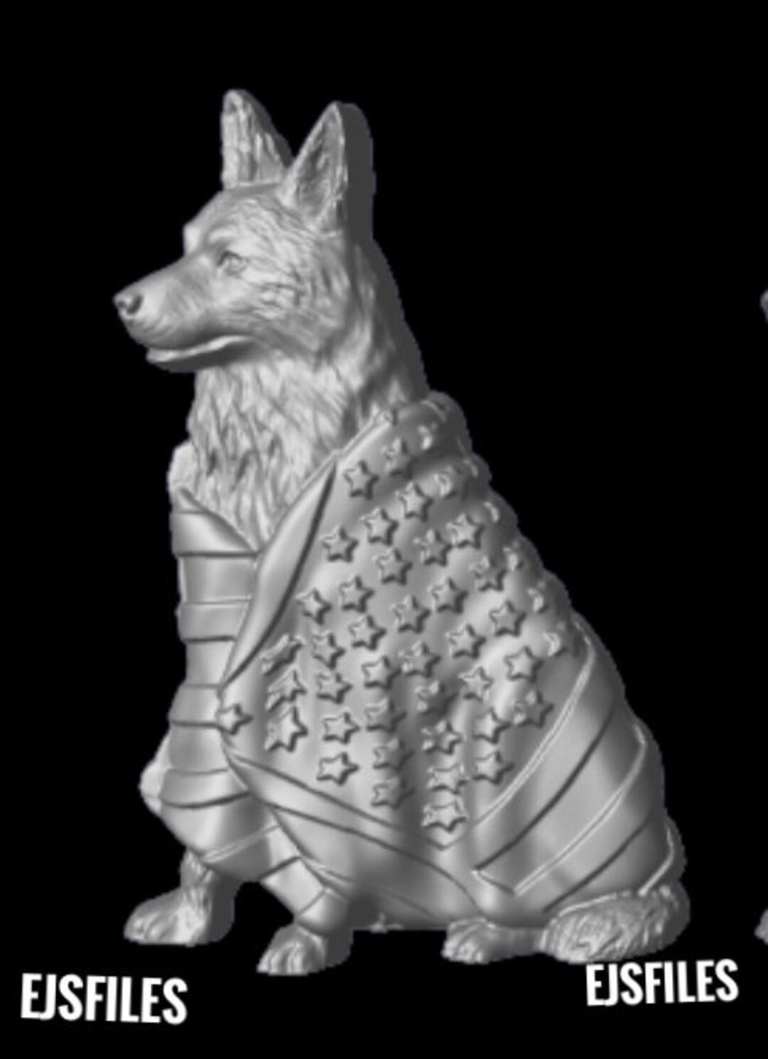 German Shephard Crest 3D STL Model for Cnc - Etsy