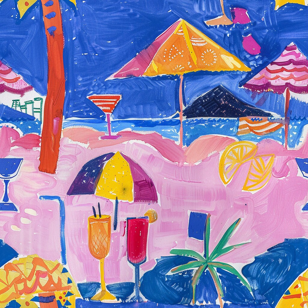 Henry Matisse Seamless Pattern Pack, Scrapbooking Craft Supplies, Summer Paper Craft ...