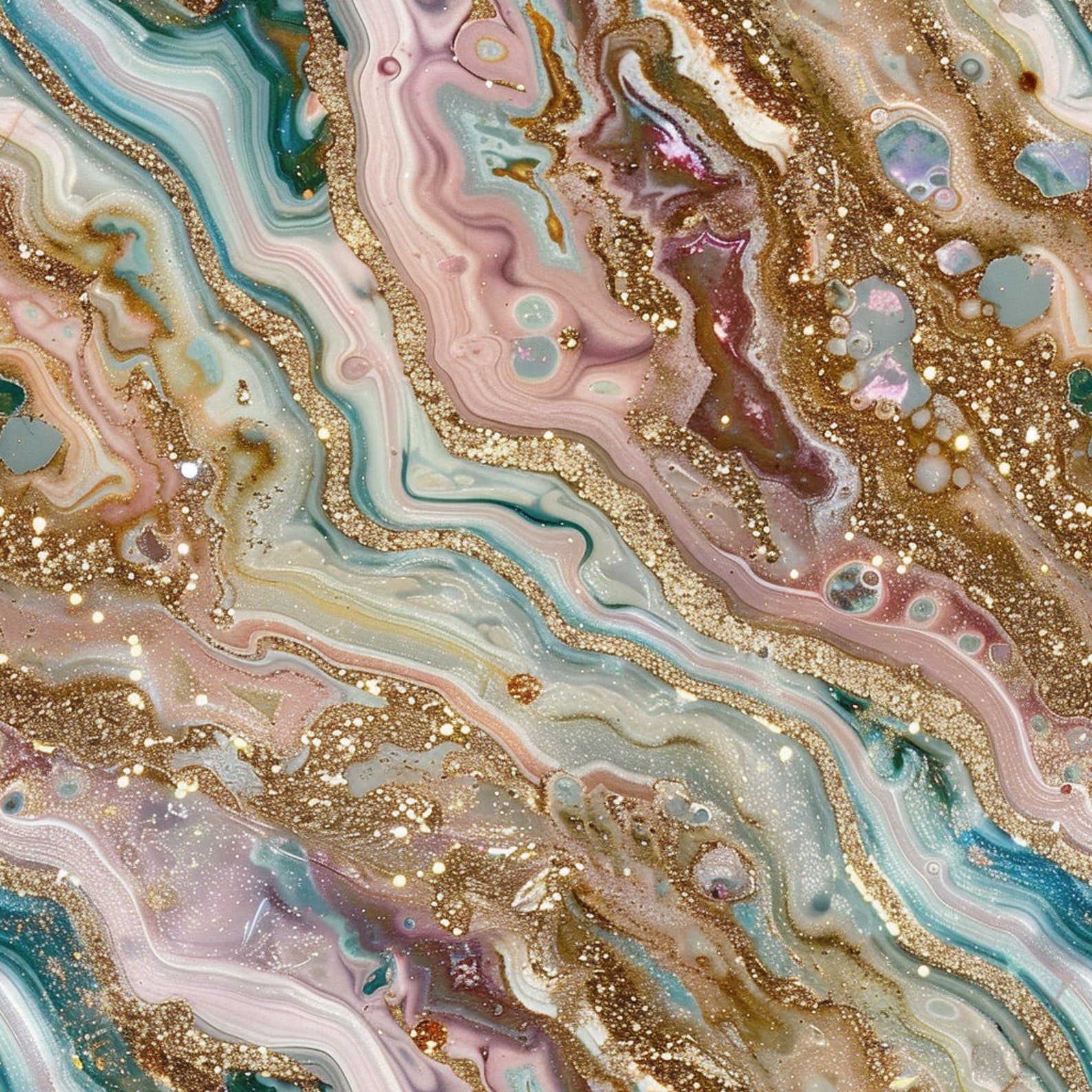 Fluid Art Digital Pattern, Marble Stone Seamless Design, Marble Texture ...