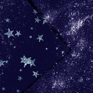 DIGITAL PAPER Bundle, Starry Night Texture Pack, Scrapbooking Craft ...