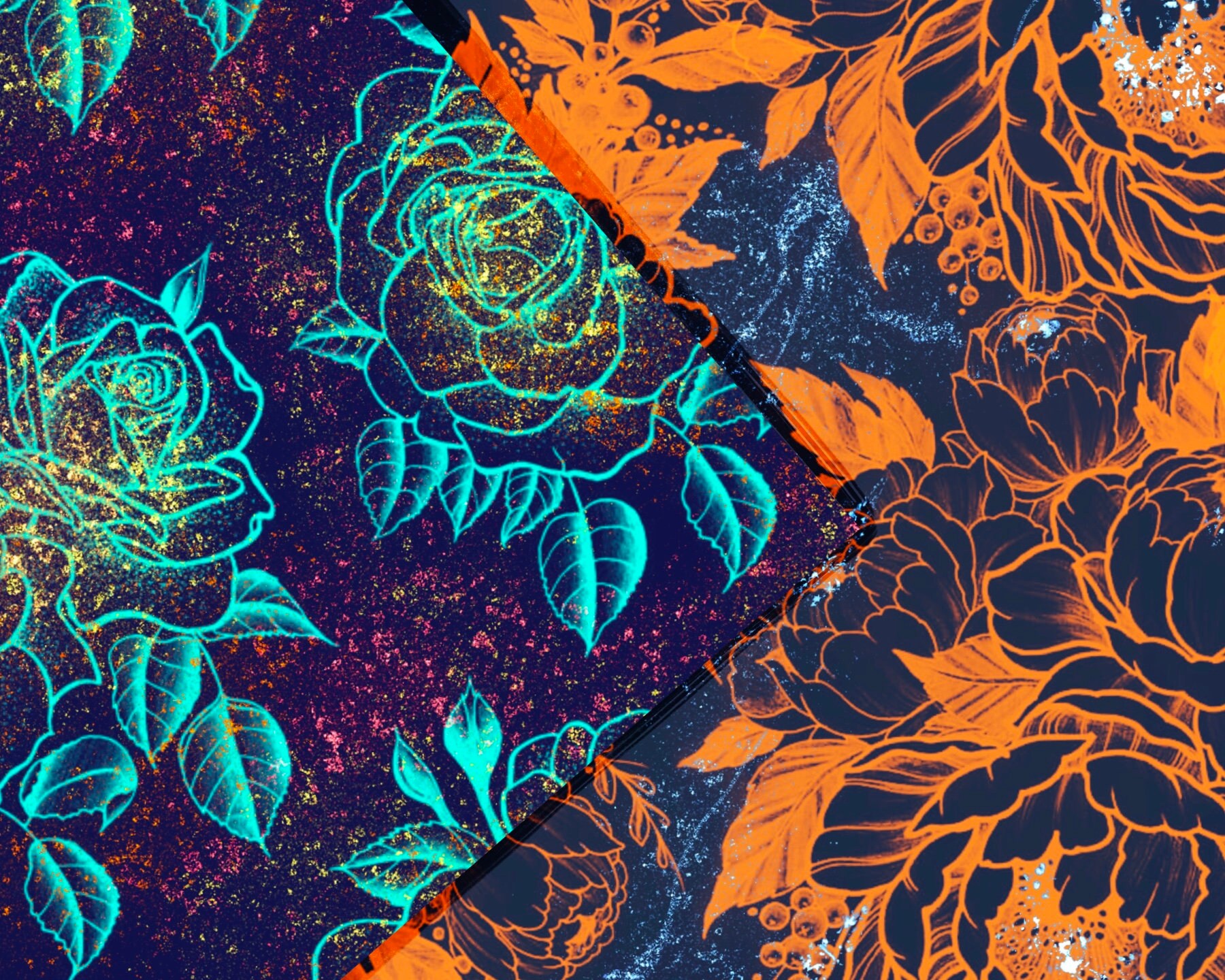 DIGITAL PAPER Bundle, Jungle Texture Pack, Scrapbooking Craft Supplies ...