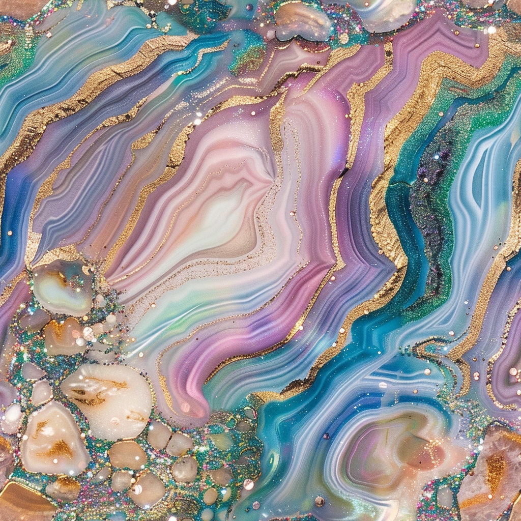 Fluid Art Digital Pattern, Marble Stone Seamless Design, Marble Texture ...