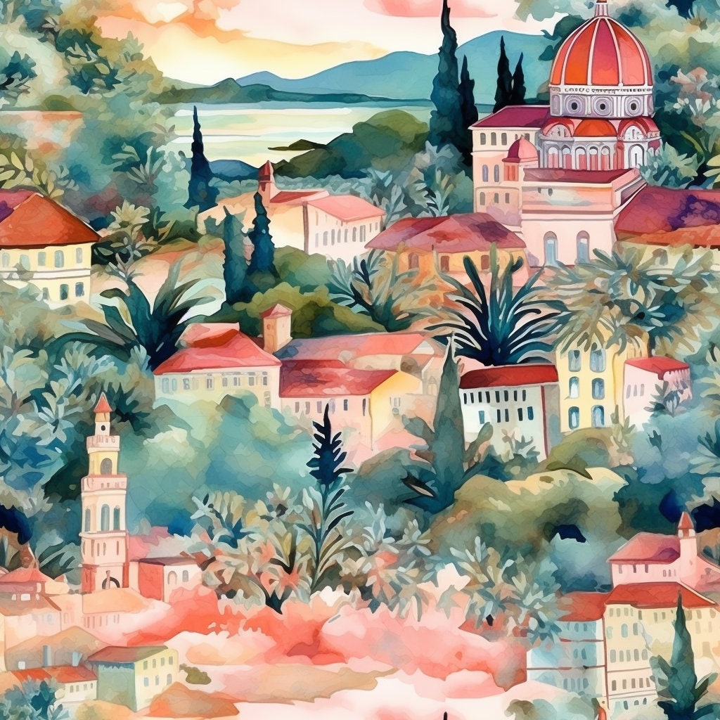 Florence Seamless Pattern Set Printable Wrapping Paper - Etsy