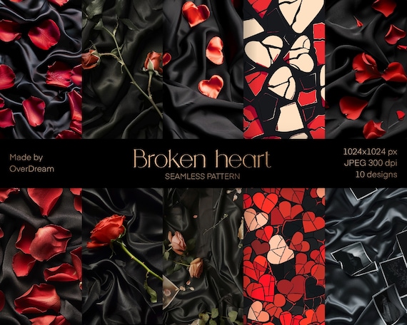 Abstract Broken Heart Wallpaper