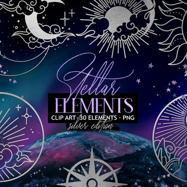 Celestial Clip Art - Etsy