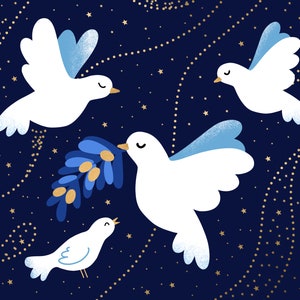 Hanukkah Clip Art, Hanukkah Decor, Winter Themed Decor, Xmas Clip Art ...