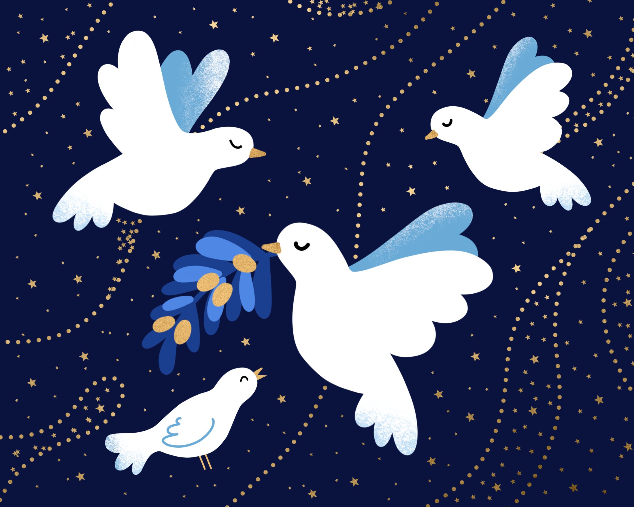 Hanukkah Clip Art, Hanukkah Decor, Winter Themed Decor, Xmas Clip Art ...