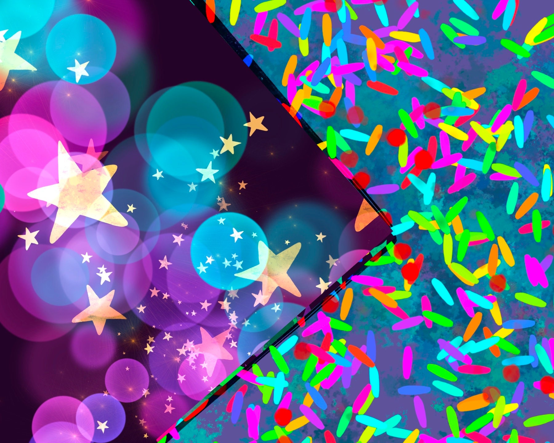 DIGITAL PAPER Bundle, Party Texture Pack, Scrapbooking Craft Supplies ...