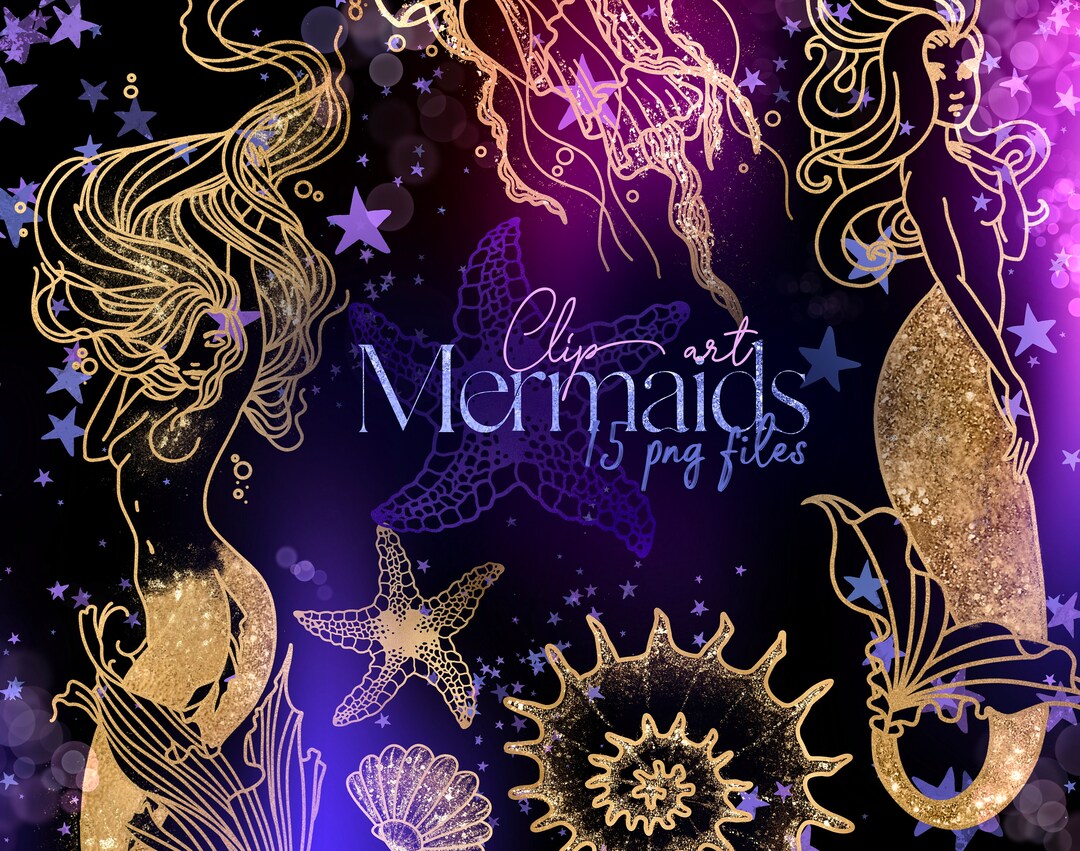 Mermaids Clipart, Sea Creatures, Magic School, Astrology Clip Art ...