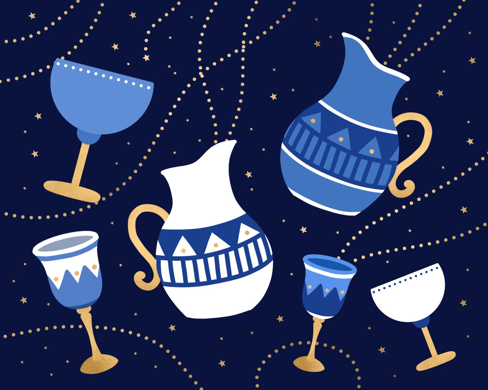 Hanukkah Clip Art, Hanukkah Decor, Winter Themed Decor, Xmas Clip Art ...