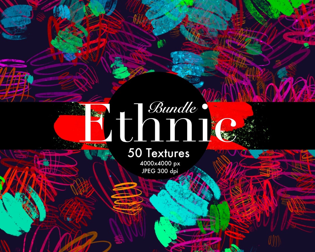 Texture BUNDLE, Ethnic Texture Pack, Scrapbooking Craft Supplies, Decor ...