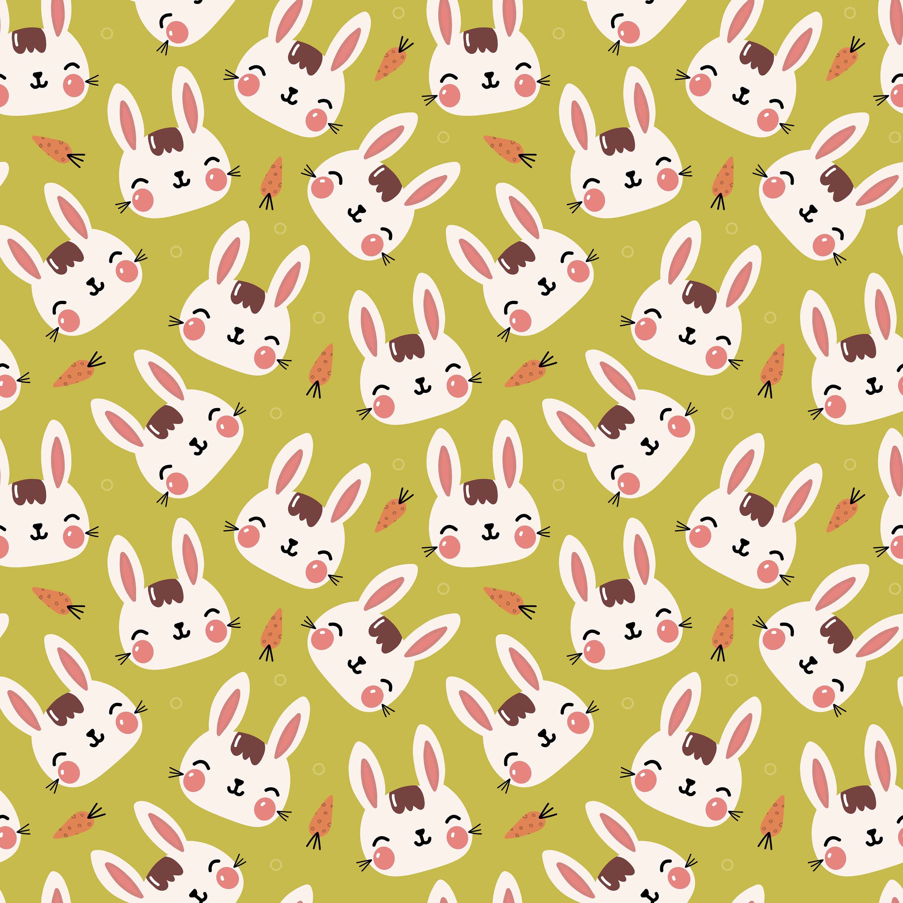 Bunny Seamless Pattern Set, Texture Pack, Printable Wrapping Paper ...