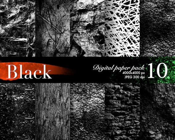 DIGITAL PAPER Bundle Drama Texture Pack Scrapbooking Craft - Etsy