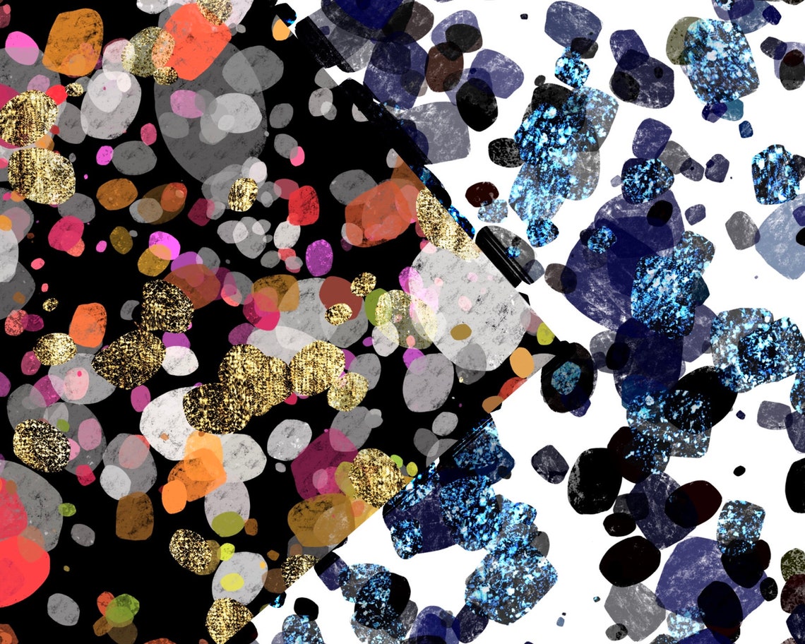 DIGITAL PAPER Bundle Terrazzo Texture Pack Scrapbooking - Etsy