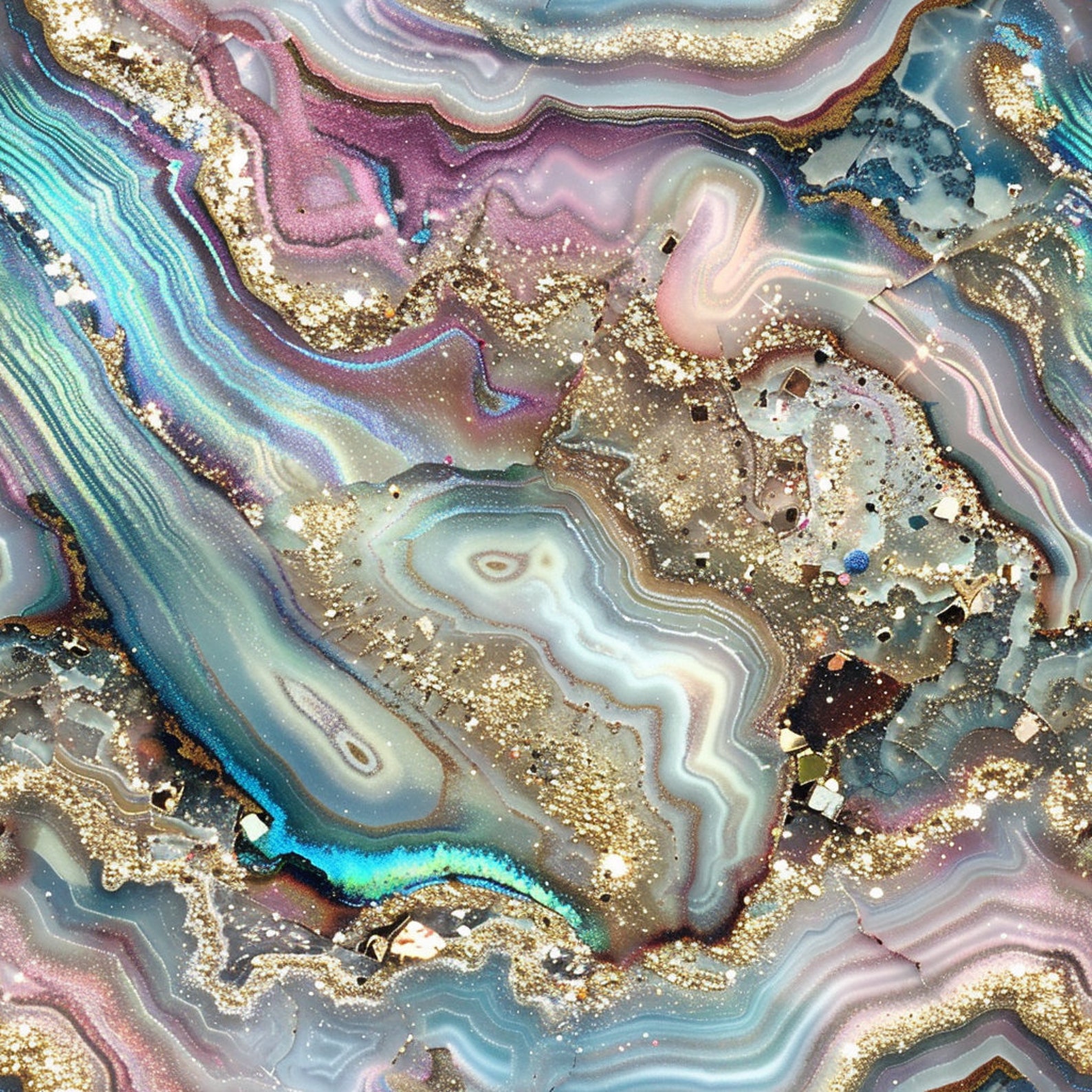 Fluid Art Digital Pattern, Marble Stone Seamless Design, Marble Texture ...
