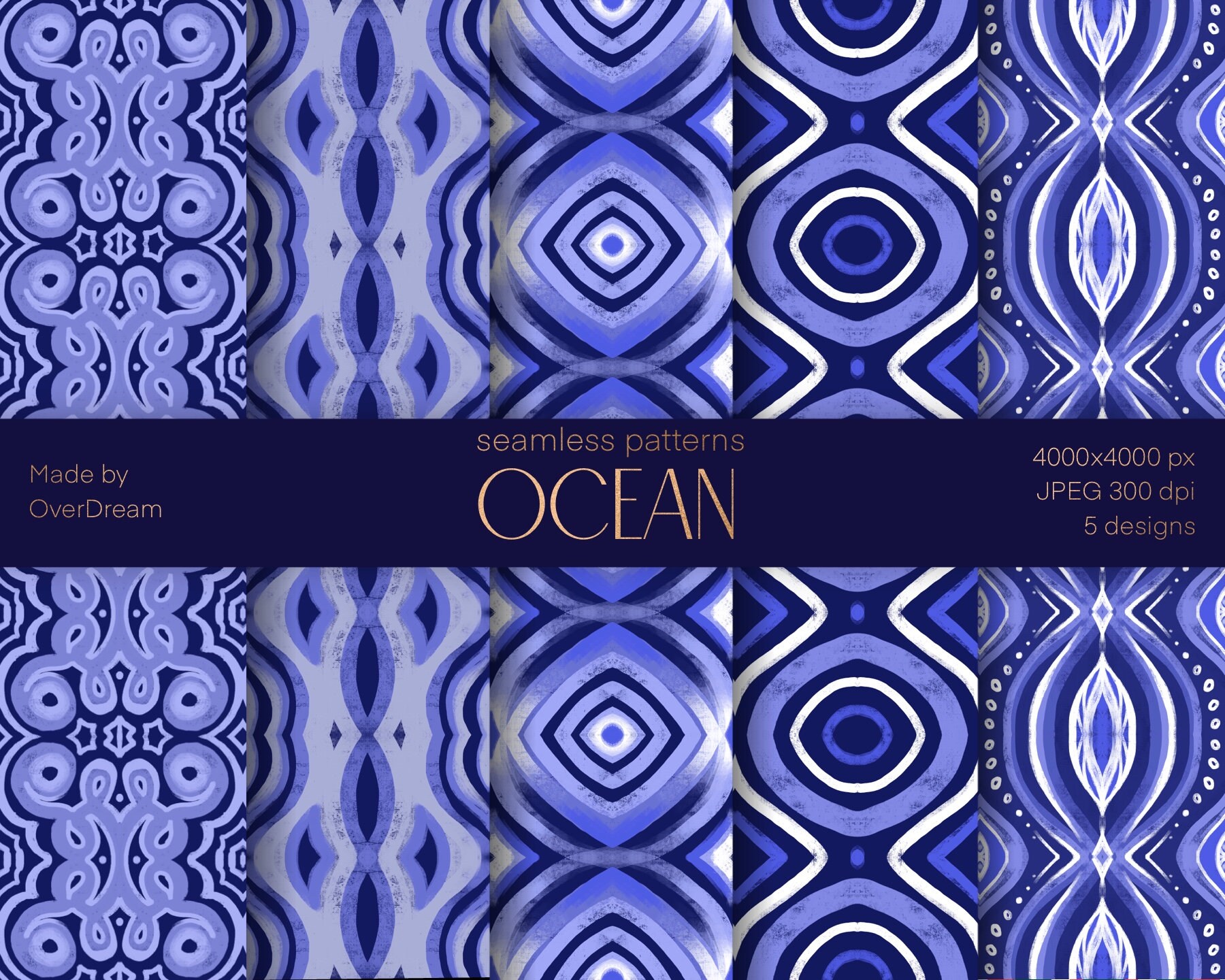 Ocean Pattern, Pacific Ocean, Texture Pack, Printable Wrapping Paper ...