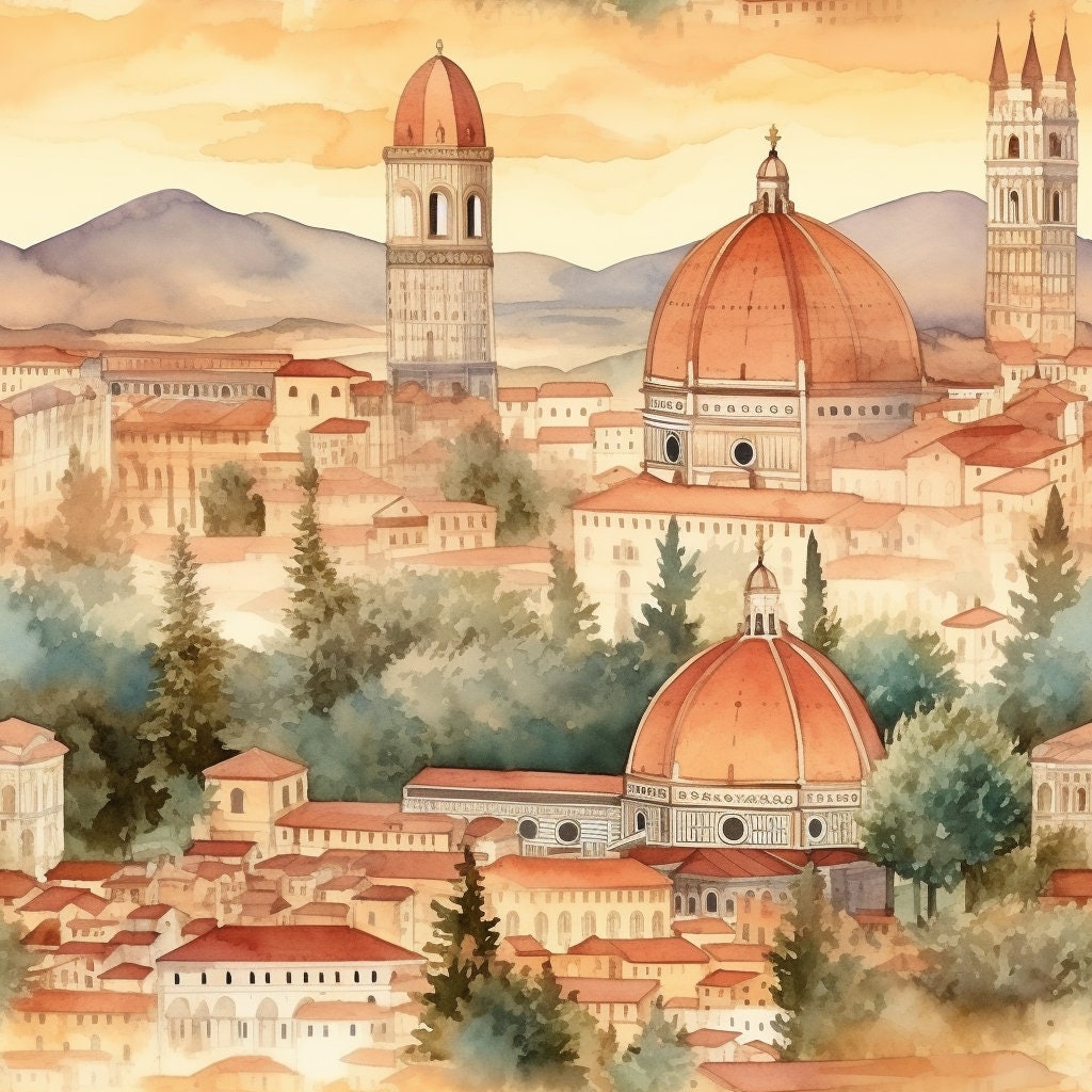 Florence Seamless Pattern Set Printable Wrapping Paper - Etsy