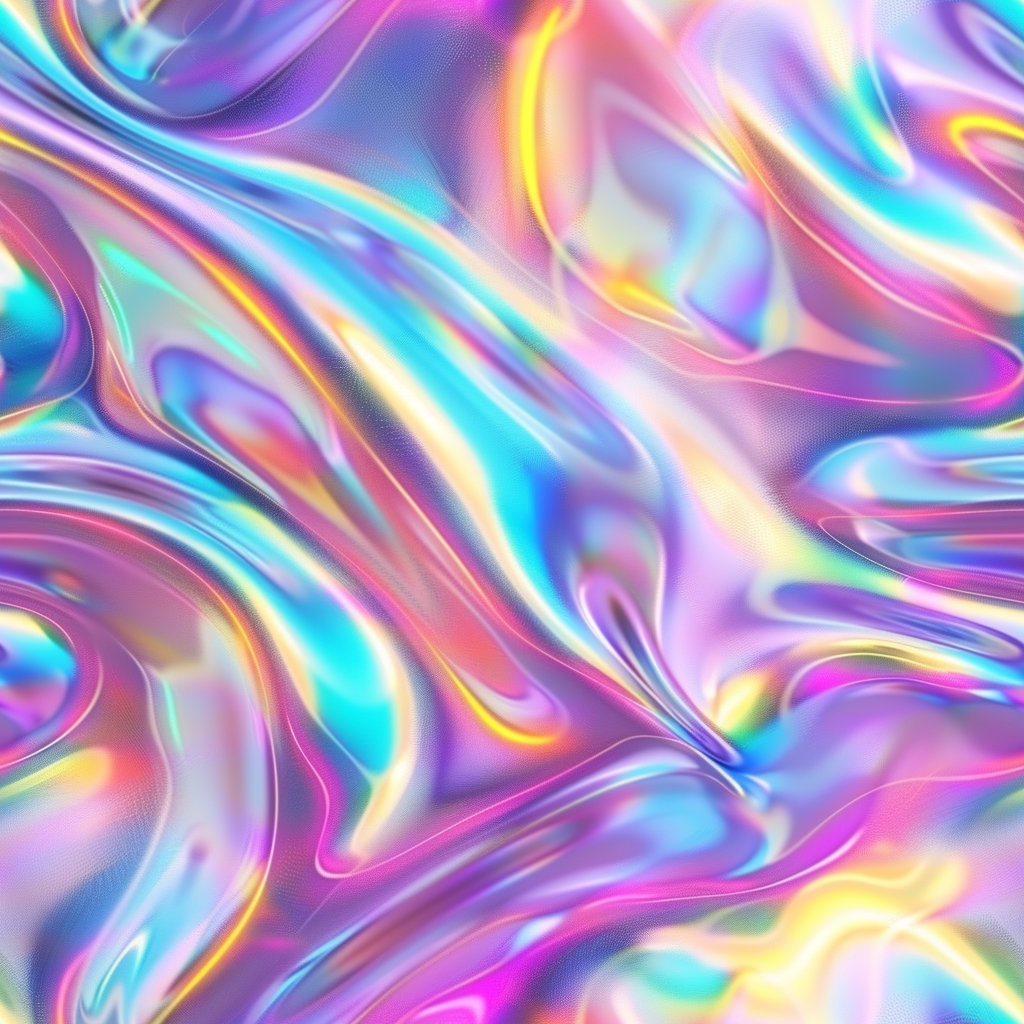 Hologram Digital Paper, Holographic Seamless Pattern, Paper Pack ...