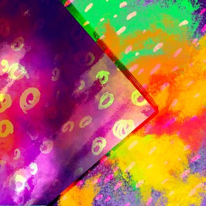 DIGITAL PAPER Bundle, Rainbow Texture Pack, Scrapbooking Craft Supplies ...