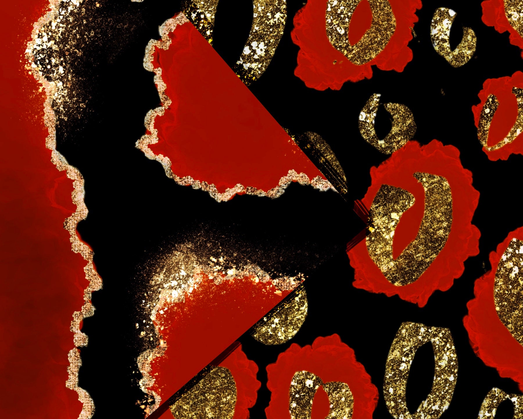 DIGITAL PAPER Bundle, Mars Texture Pack, Scrapbooking Craft Supplies ...