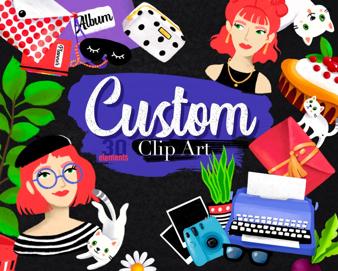 CUSTOM Clip Art, - Etsy