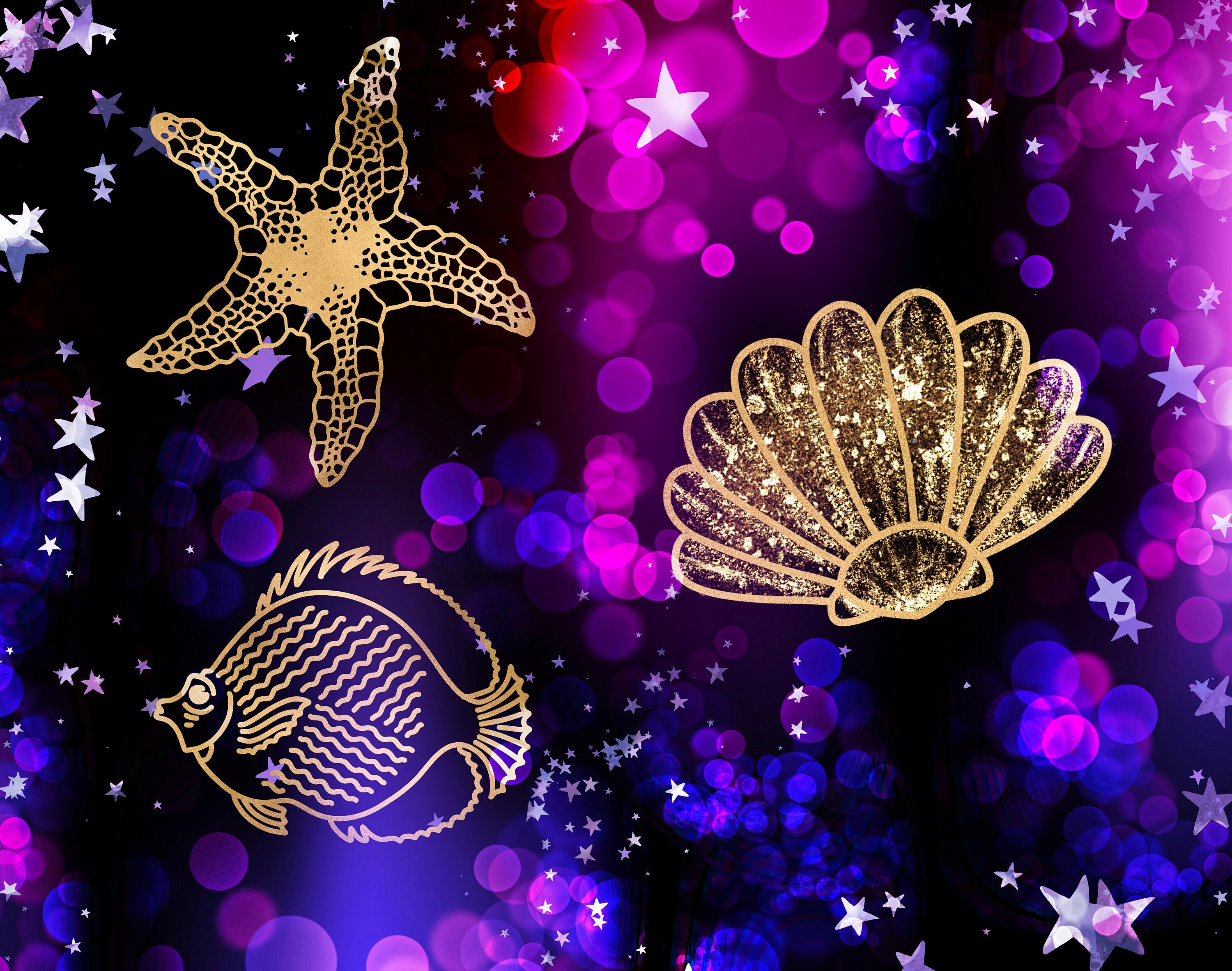 Mermaids Clipart, Sea Creatures, Magic School, Astrology Clip Art ...