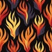 Flames Digital Paper, Fire Seamless Pattern, Colorful Paper Pack, Flame ...