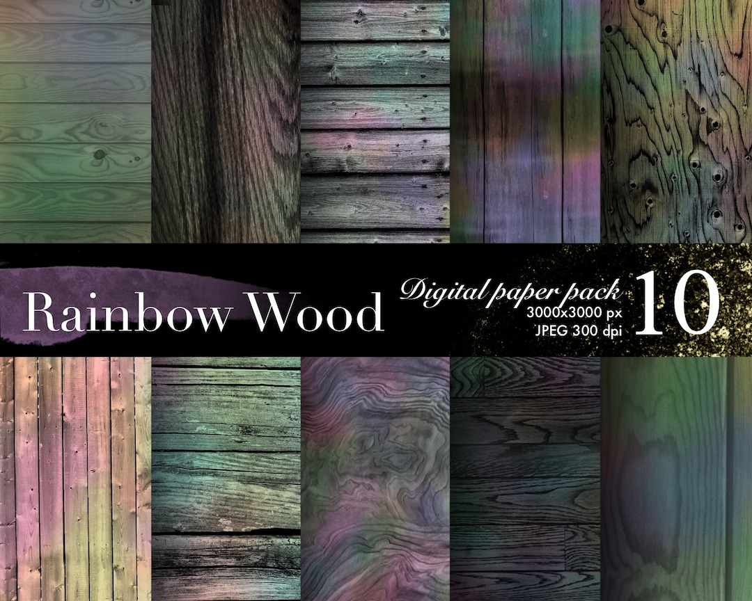 DIGITAL PAPER Bundle,rustic Wood Texture , Hand Draw Art, Scrapbooking ...