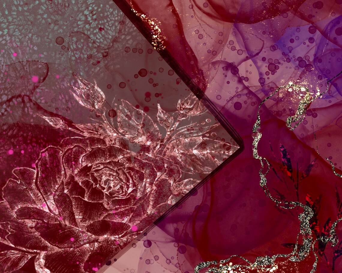 DIGITAL PAPER Bundle Ruby Texture Pack Scrapbooking Craft - Etsy