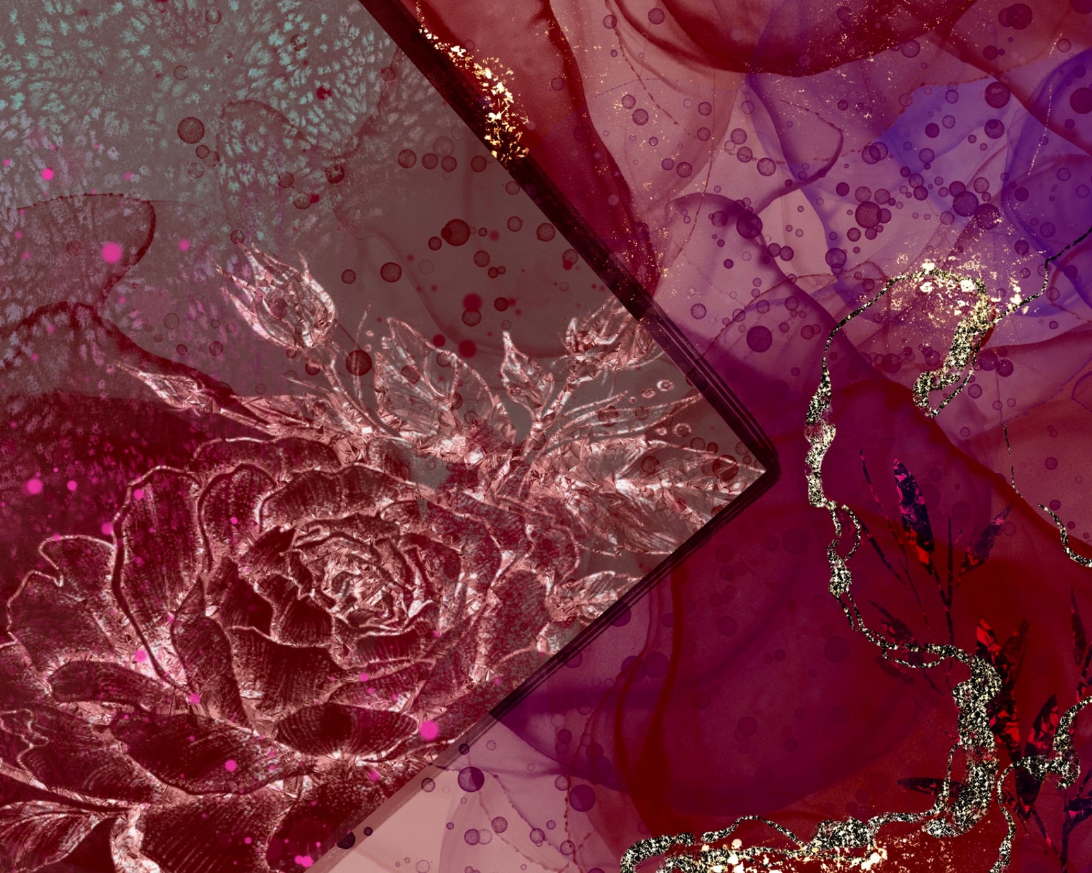 DIGITAL PAPER Bundle, Ruby Texture Pack, Scrapbooking Craft Supplies ...