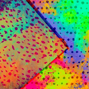 DIGITAL PAPER Bundle, Rainbow Texture Pack, Scrapbooking Craft Supplies ...