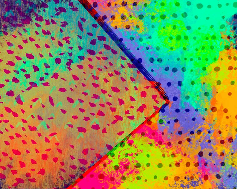 DIGITAL PAPER Bundle, Rainbow Texture Pack, Scrapbooking Craft Supplies ...