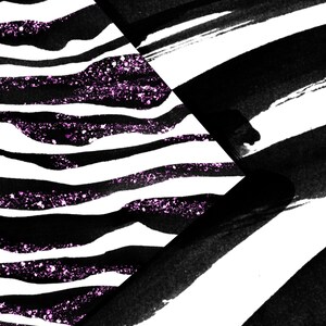 DIGITAL PAPER Bundle, Zebra Texture Pack, Scrapbooking Craft Supplies ...