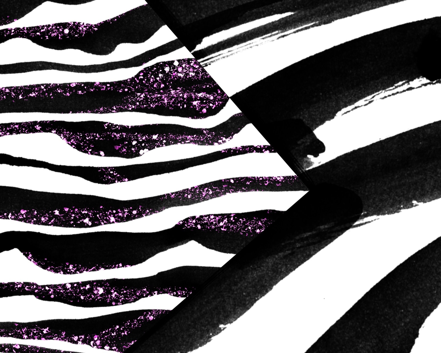 DIGITAL PAPER Bundle, Zebra Texture Pack, Scrapbooking Craft Supplies ...