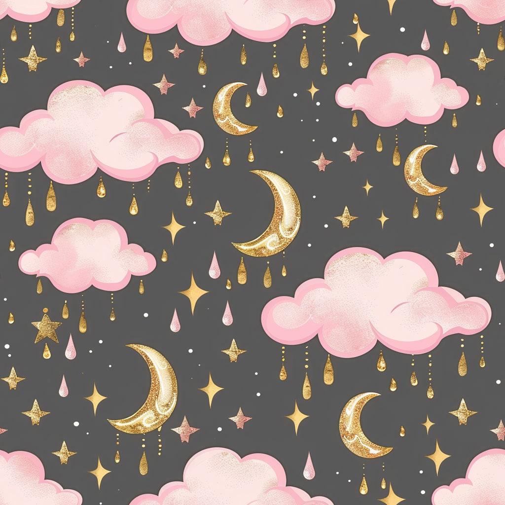 Ballet Texture Digital Paper, Printable File, Girly Elements Seamless ...