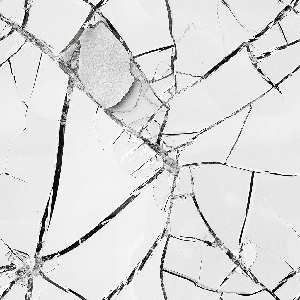 Broken Glass Texture Digital Paper, Printable File, Glass Elements ...