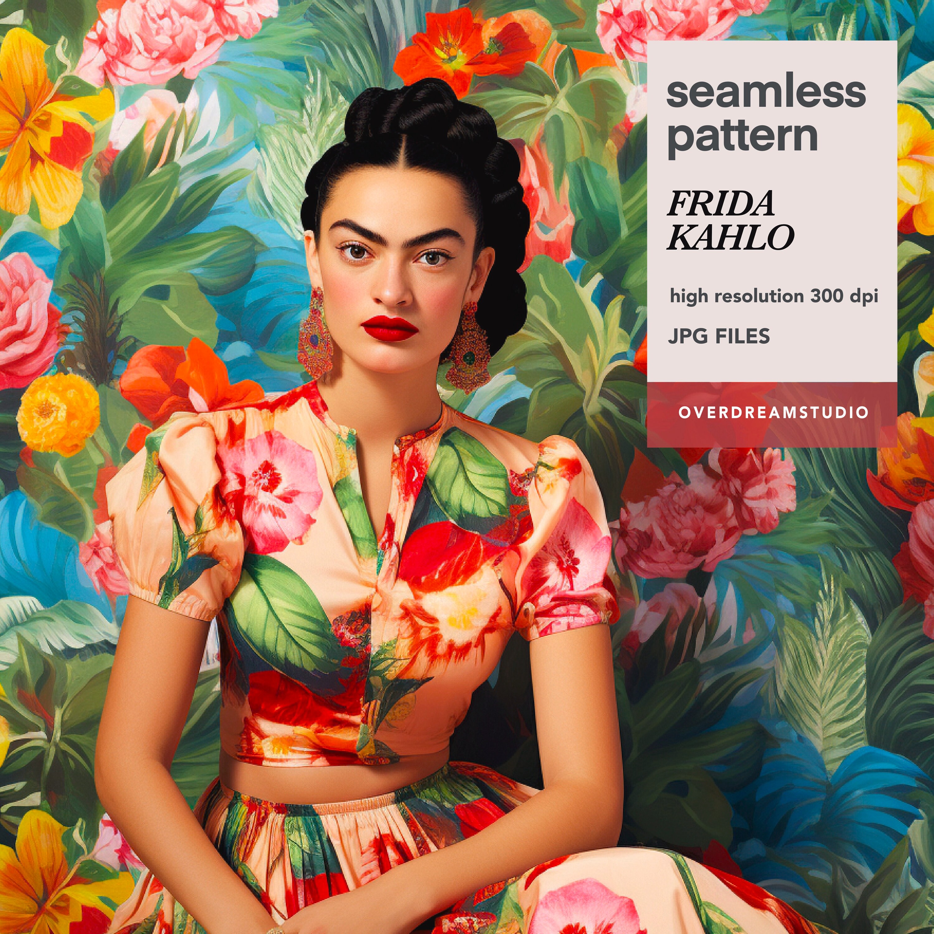 FRIDA KAHLO GRAPHICS Bundle, Mexican Decor, Frida Kahlo Themed Stickers ...