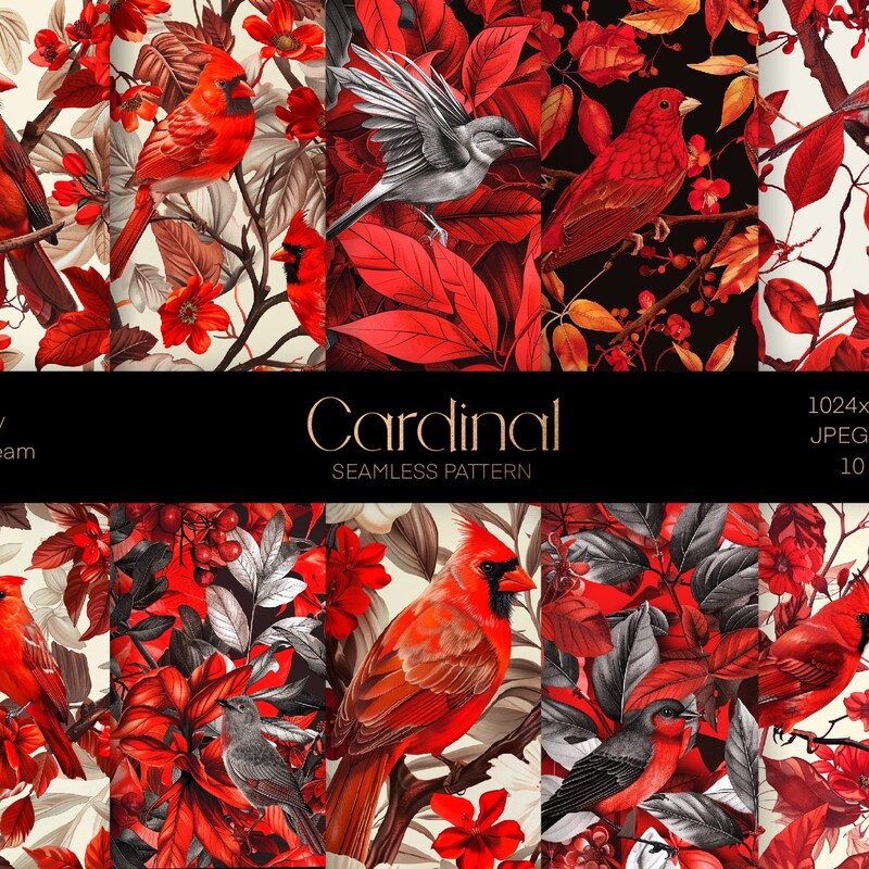 Cardinal Wallpaper - Etsy