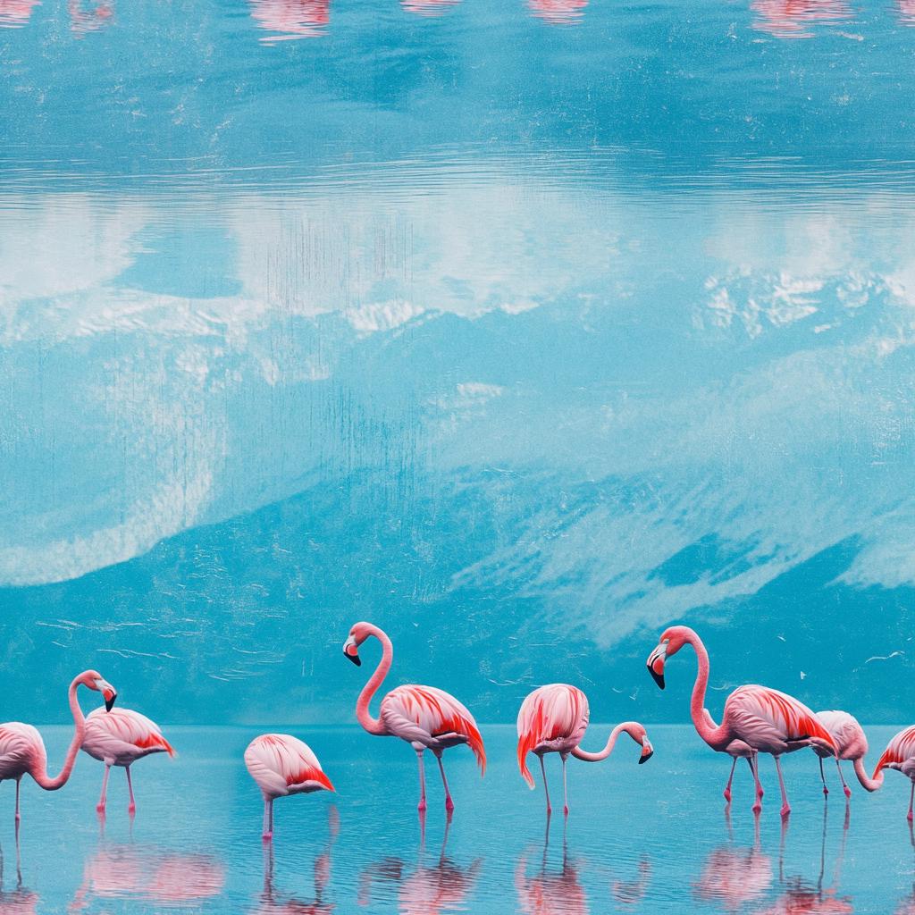 DIGITAL PAPER Bundle, Flamingo Texture Pack, Scrapbooking Craft ...