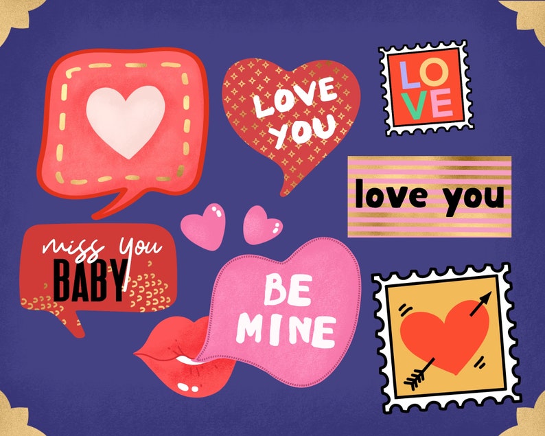 Valentines Day Clip Art, Sweetheart, Love Theme Decor, St.valentine ...