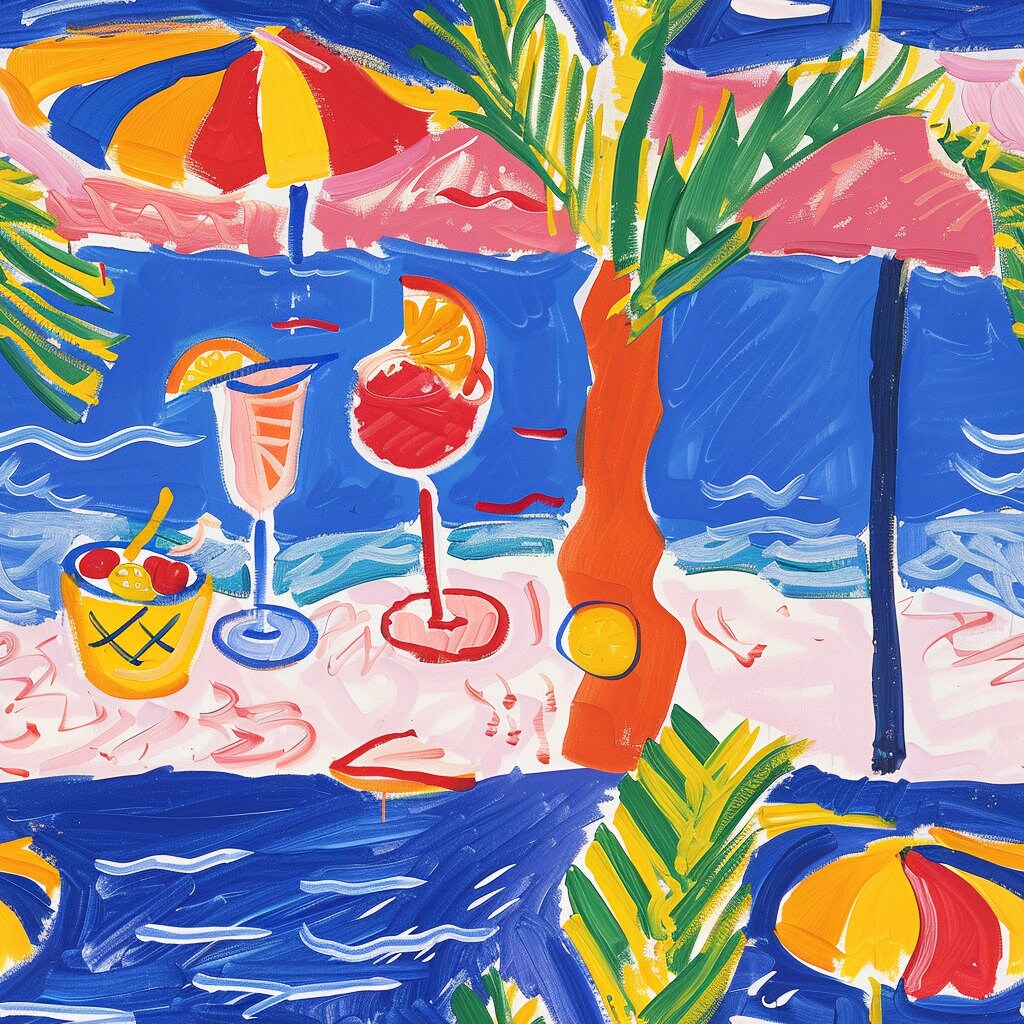 Henry Matisse Seamless Pattern Pack, Scrapbooking Craft Supplies, Summer Paper Craft ...