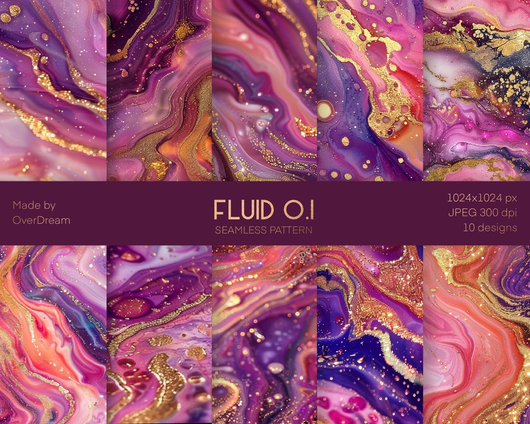 Fluid Art Digital Pattern, Marble Stone Seamless Design, Marble Texture ...