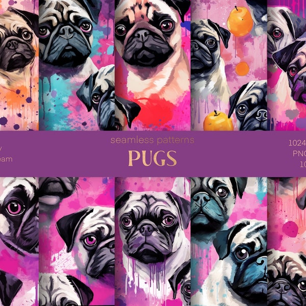 Dog Tileable Pattern - Etsy