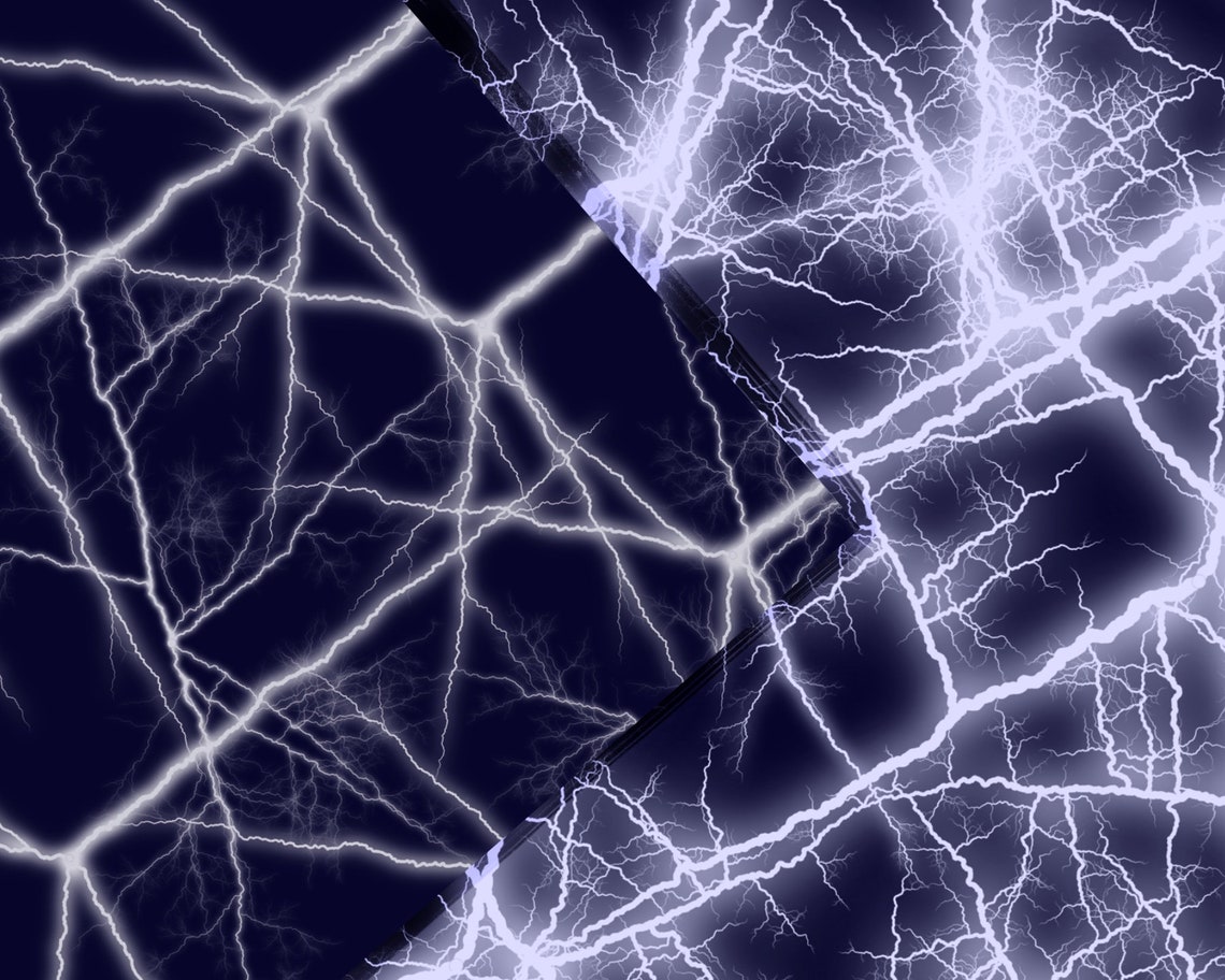 DIGITAL TEXTURE Lightning, Electro Texture Pack, Scrapbooking Craft ...