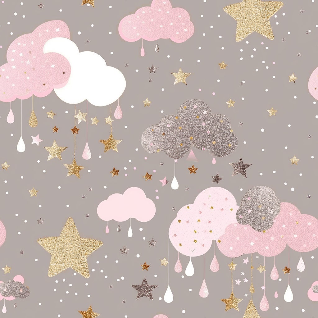 Ballet Texture Digital Paper, Printable File, Girly Elements Seamless ...