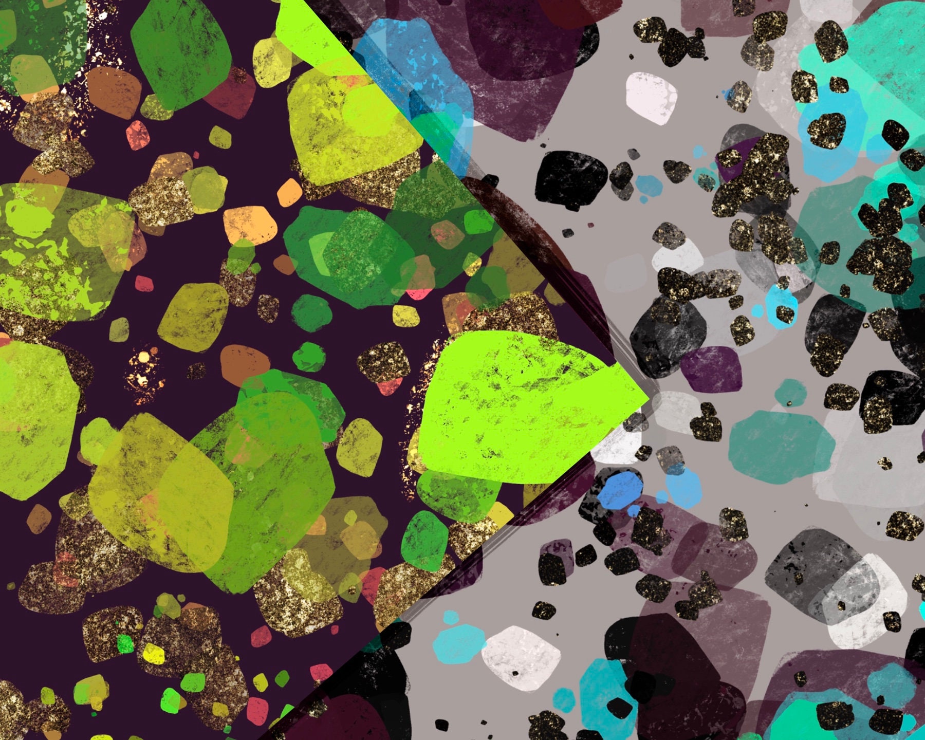 DIGITAL PAPER Bundle, Terrazzo Texture Pack, Scrapbooking Craft ...