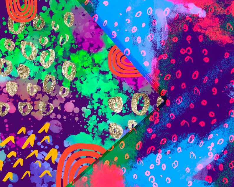 DIGITAL PAPER, Peacock Texture Pack, Scrapbooking Craft Supplies, Decor ...